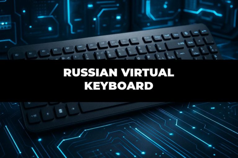 Russian Virtual Keyboard - Russian Speak